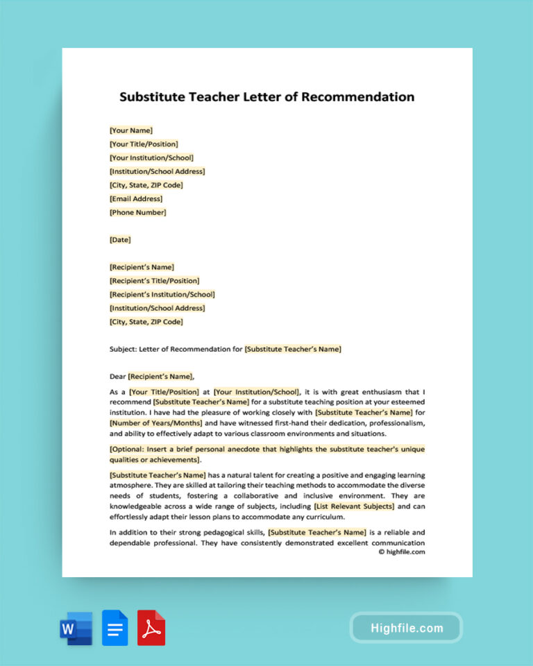 Parent Letter Of Recommendation Word PDF Google Docs Highfile parent-letter-of-recommendation-word-pdf-google-docs-highfile