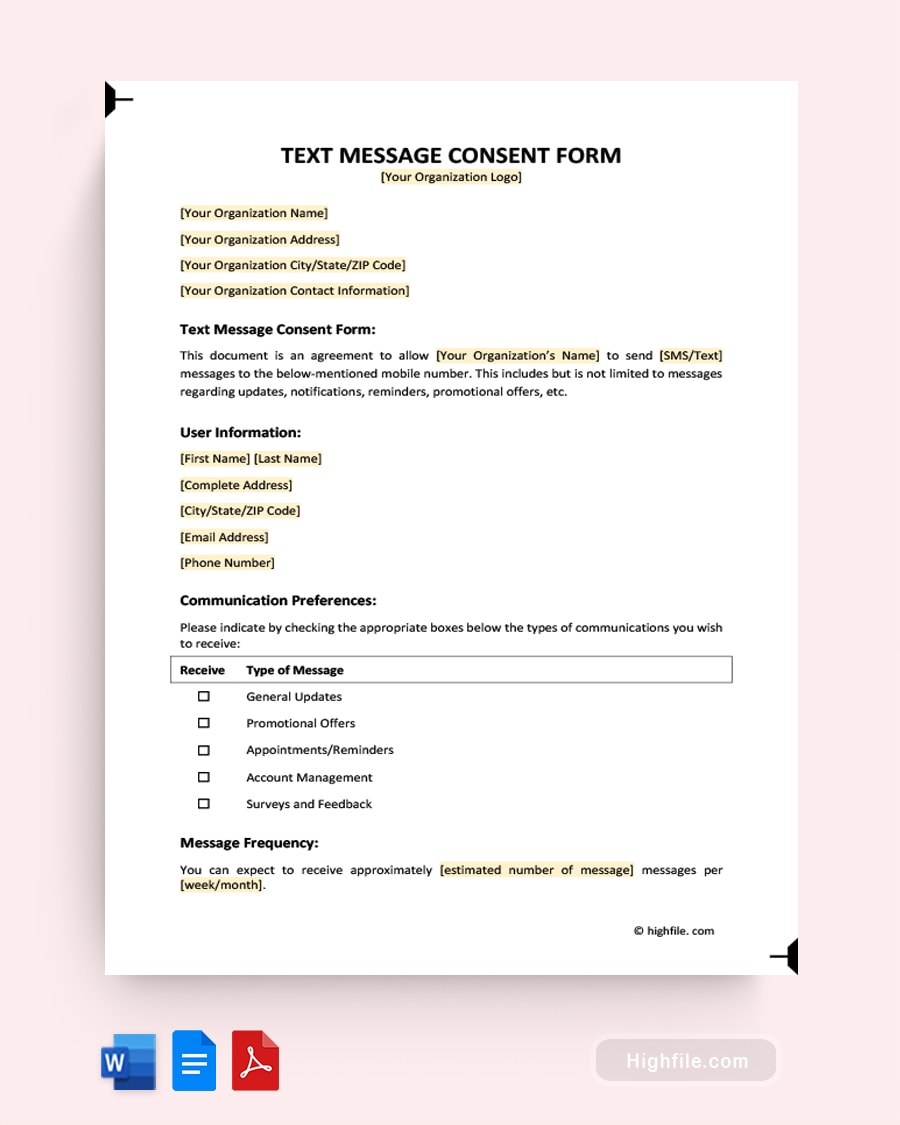 Data Sharing Consent Form Template - Word | PDF | Google Docs Data Sharing Consent Form Template - Word | PDF | Google Docs