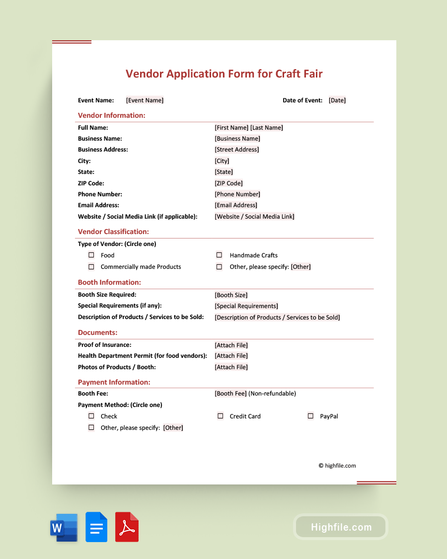 Girlfriend Application Form - Word | PDF | Google Docs - Highfile Girlfriend Application Form - Word | PDF | Google Docs - Highfile