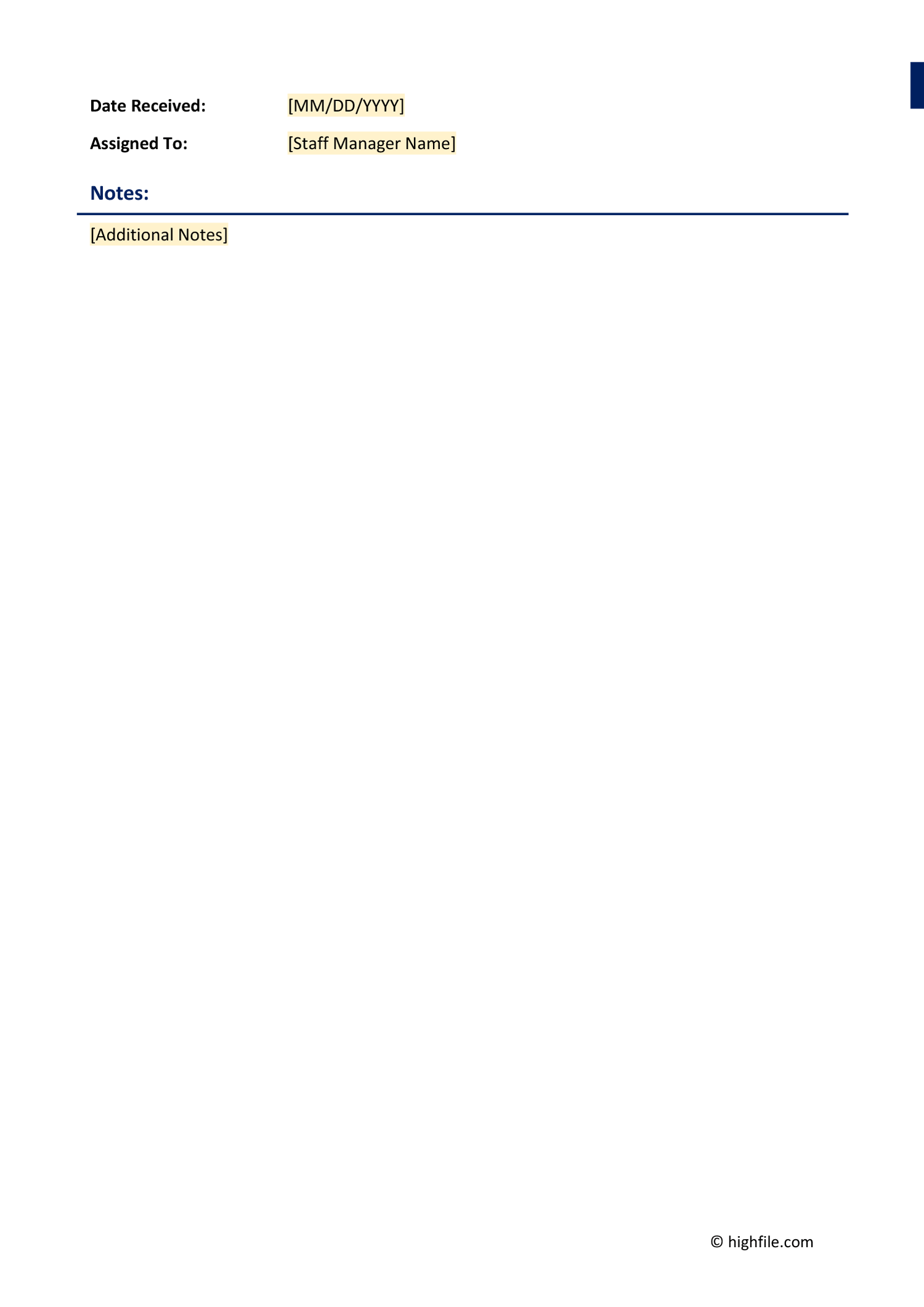 New Client Intake Form - Word | PDF | Google Docs - Highfile
