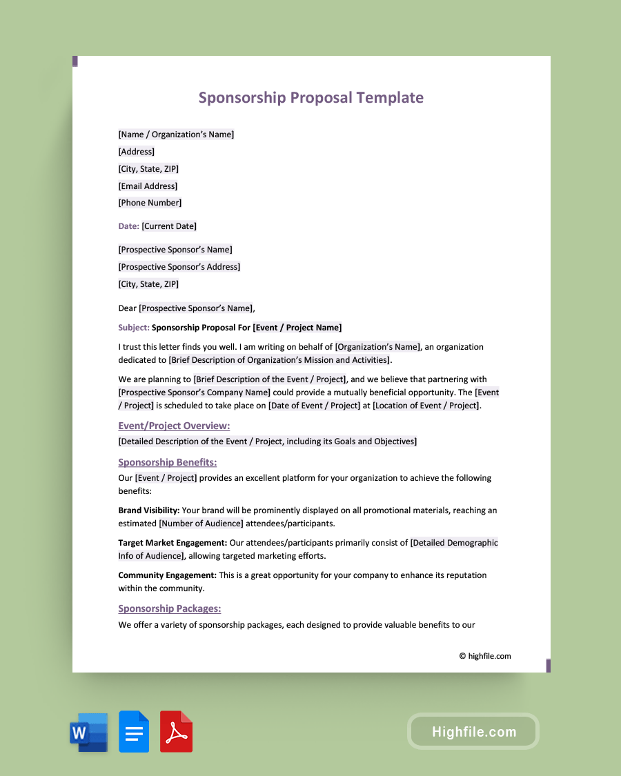 Sponsorship Proposal Template Word PDF Google Docs Highfile sponsorship-proposal-template-word-pdf-google-docs-highfile