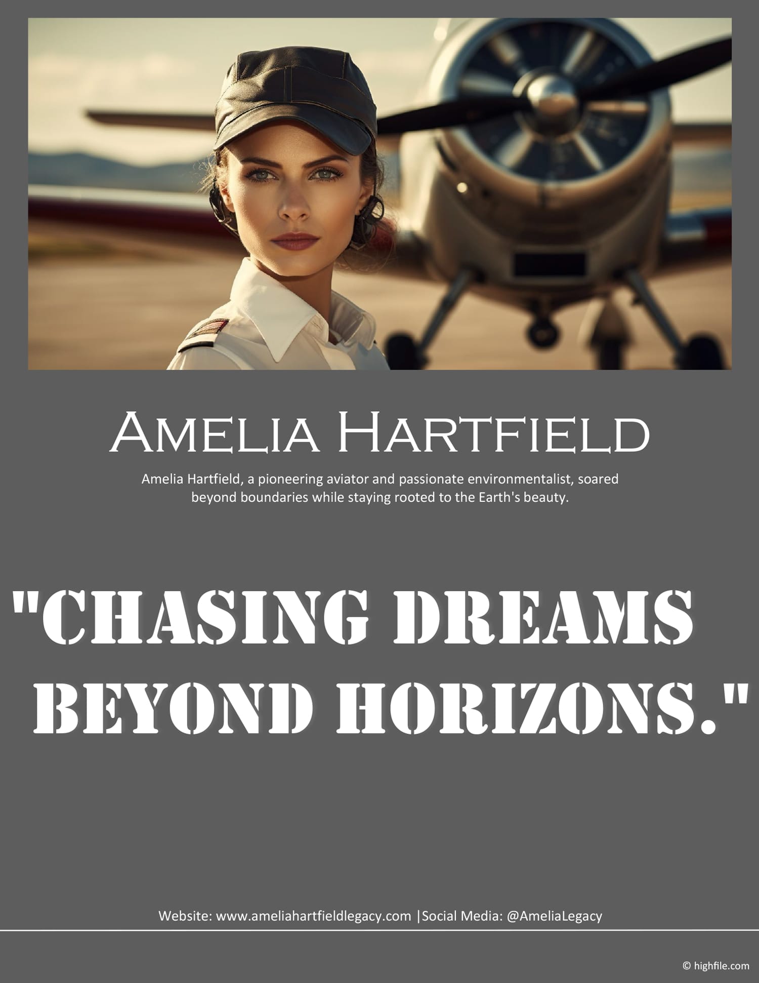 Aesthetic Biography Template - Word | Google Docs - Highfile