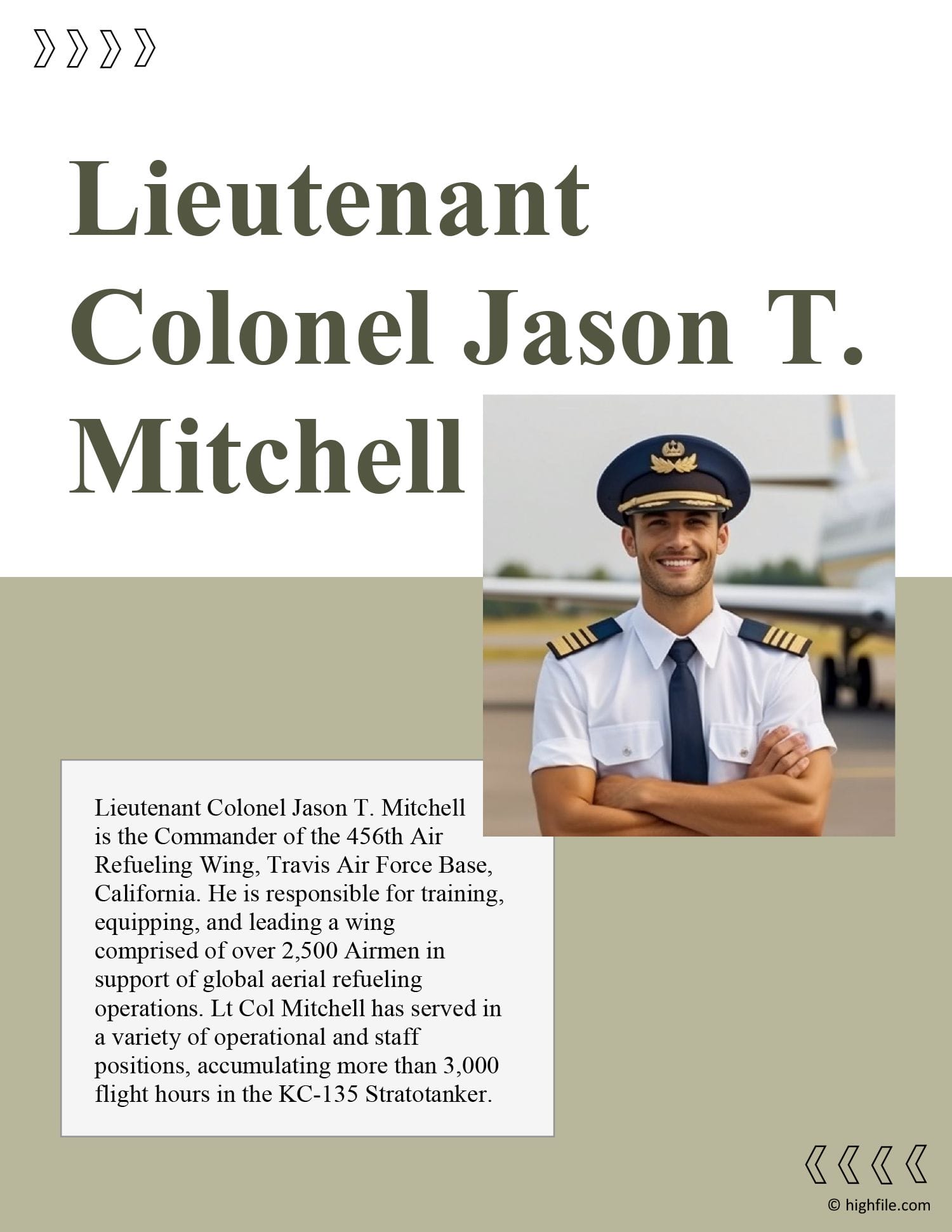 Air Force Biography - Word | Google Docs - Highfile