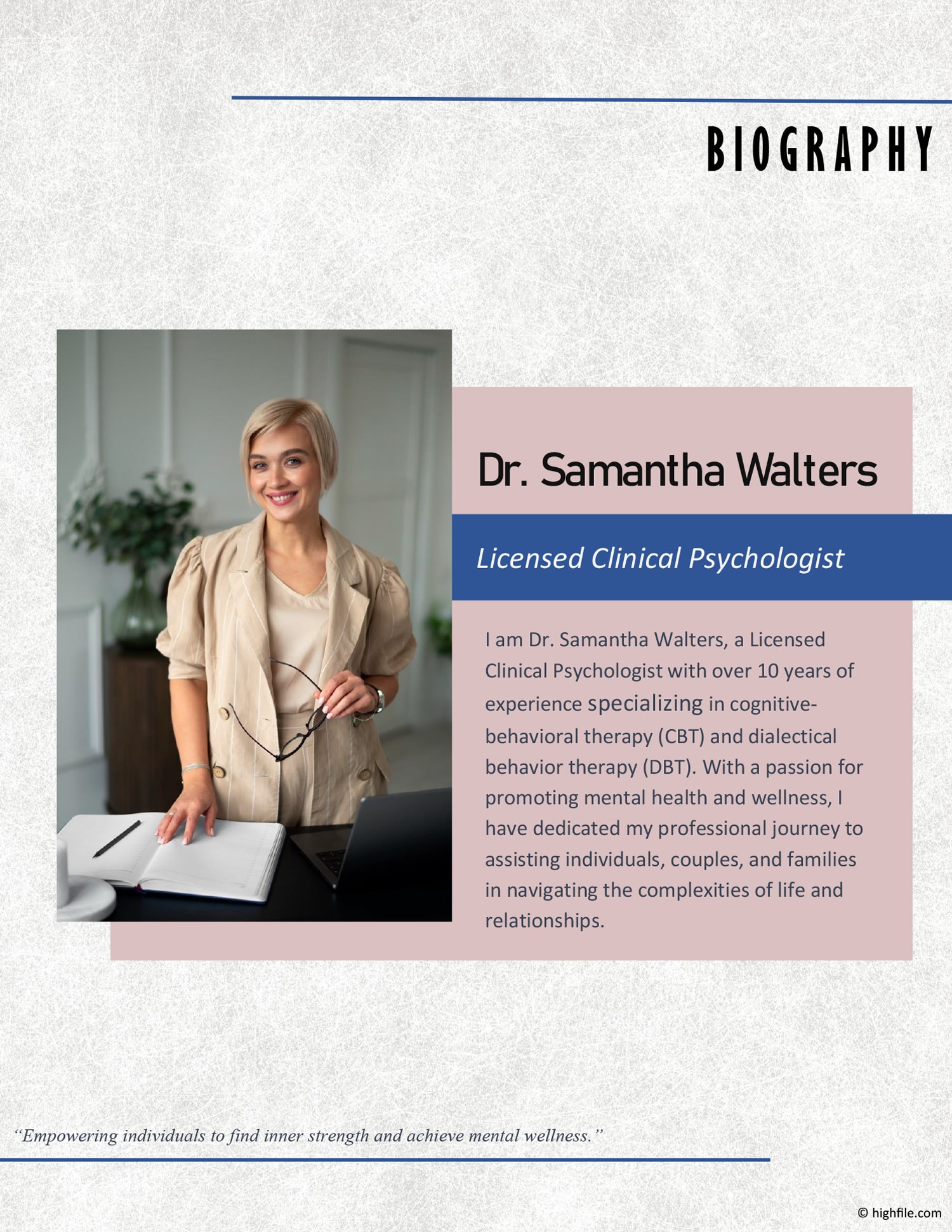 Mental Health Therapist Bio Template Word Google Docs Highfile mental-health-therapist-bio-template-word-google-docs-highfile