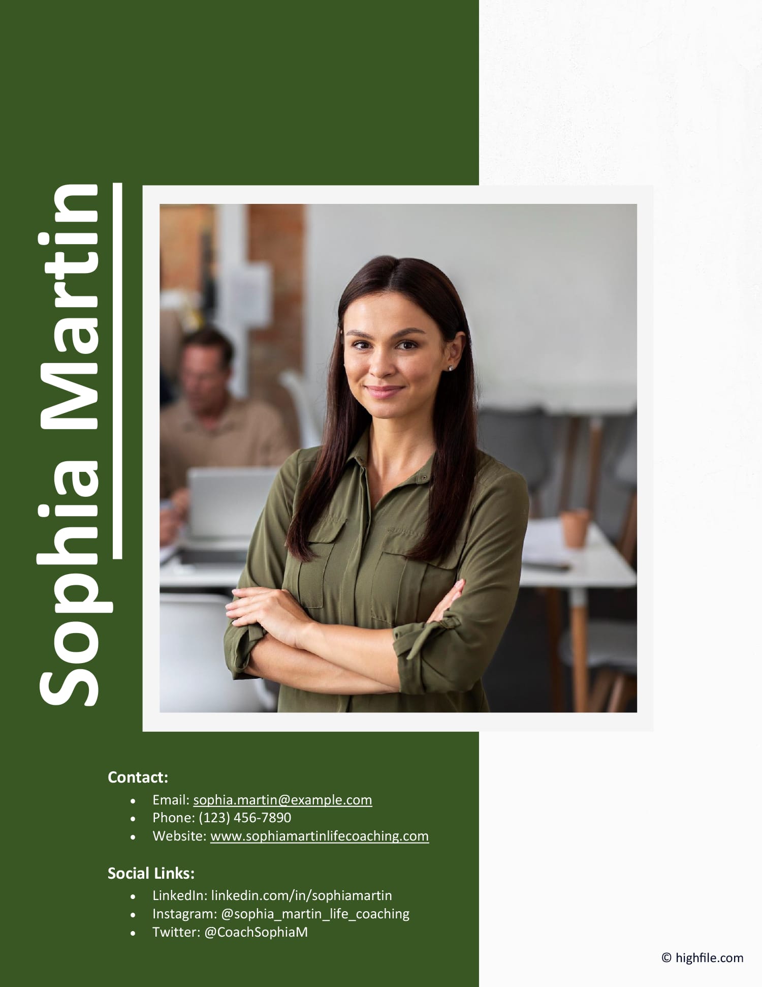 Life Coach Bio Template - Word | Google Docs - Highfile.com