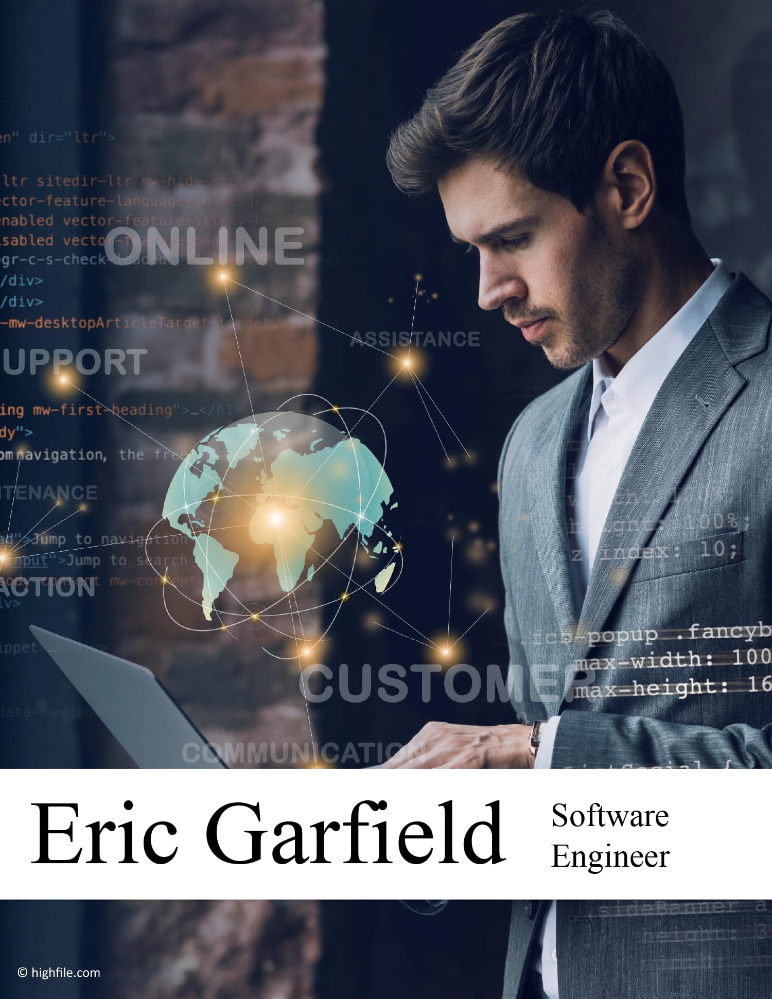 Professional Bio Template - Word | Google Docs - Highfile.com