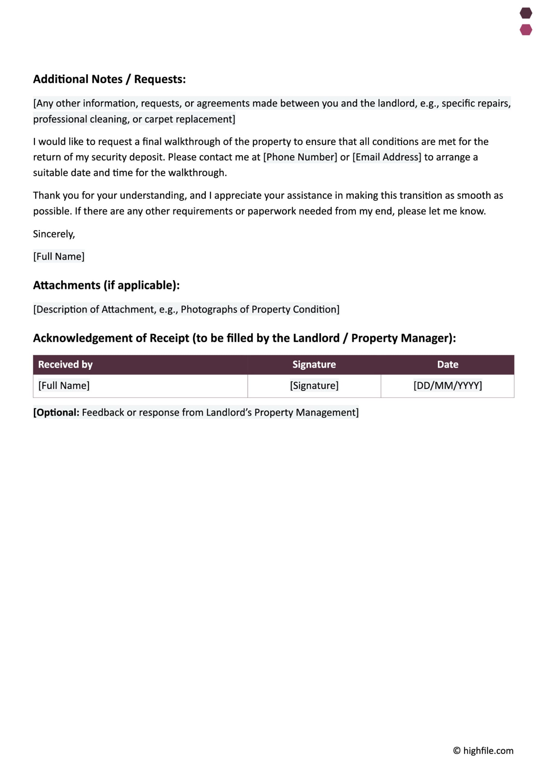 60-day Notice to Vacate Template - Word | Google Docs - Highfile