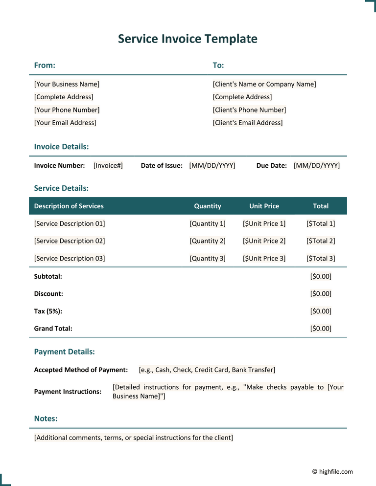 How to Write an Invoice: 10 Steps (with Templates) - Highfile