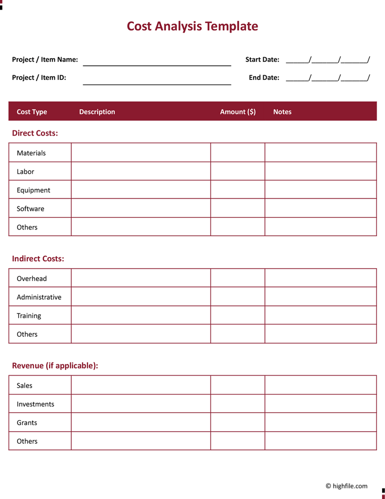 Training Needs Analysis Template - Word | Google Docs - Highfile Training Needs Analysis Template - Word | Google Docs - Highfile