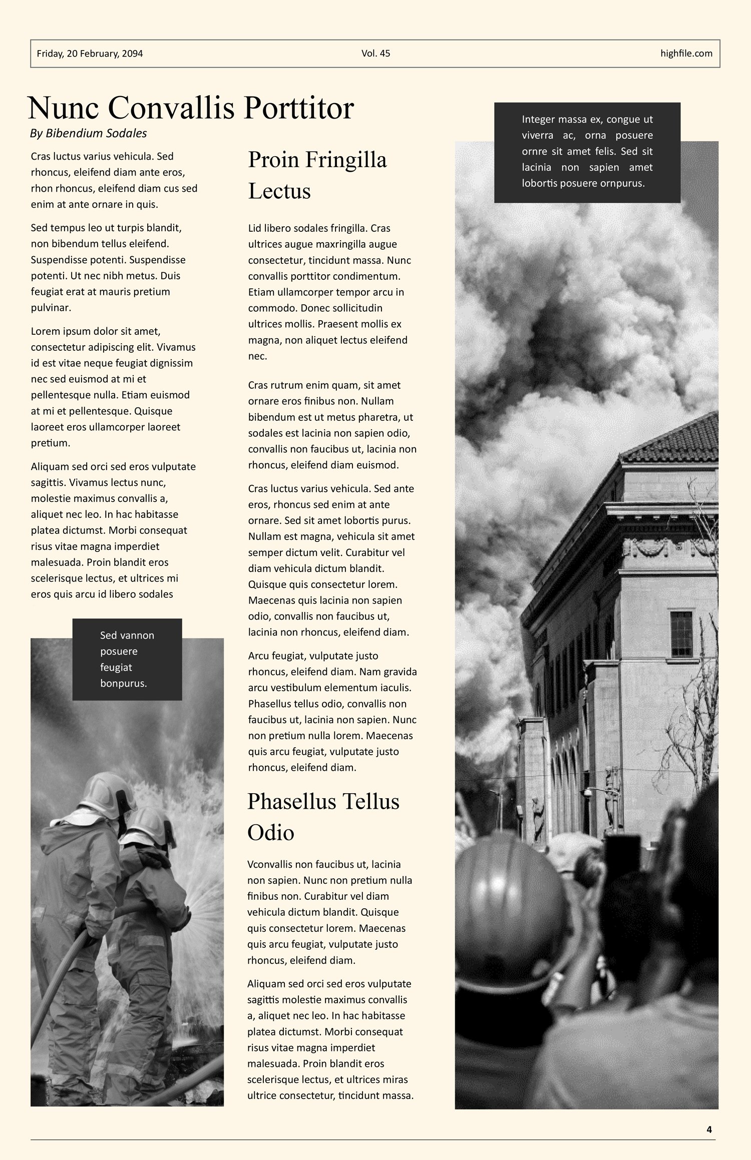 Editable Old Newspaper Template - Word | Google Docs - Highfile Editable Old Newspaper Template - Word | Google Docs - Highfile