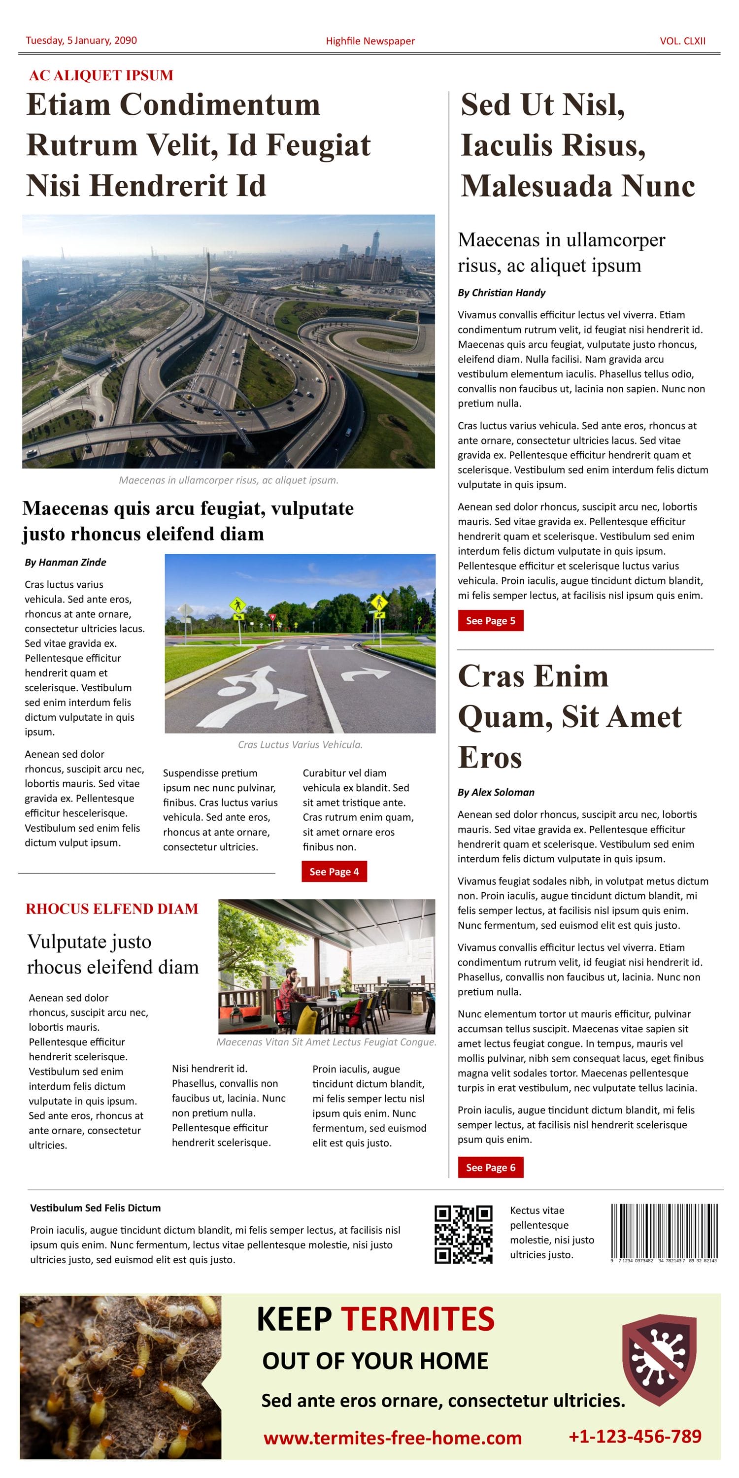 Newspaper Ad Template - Word | Google Docs - Highfile