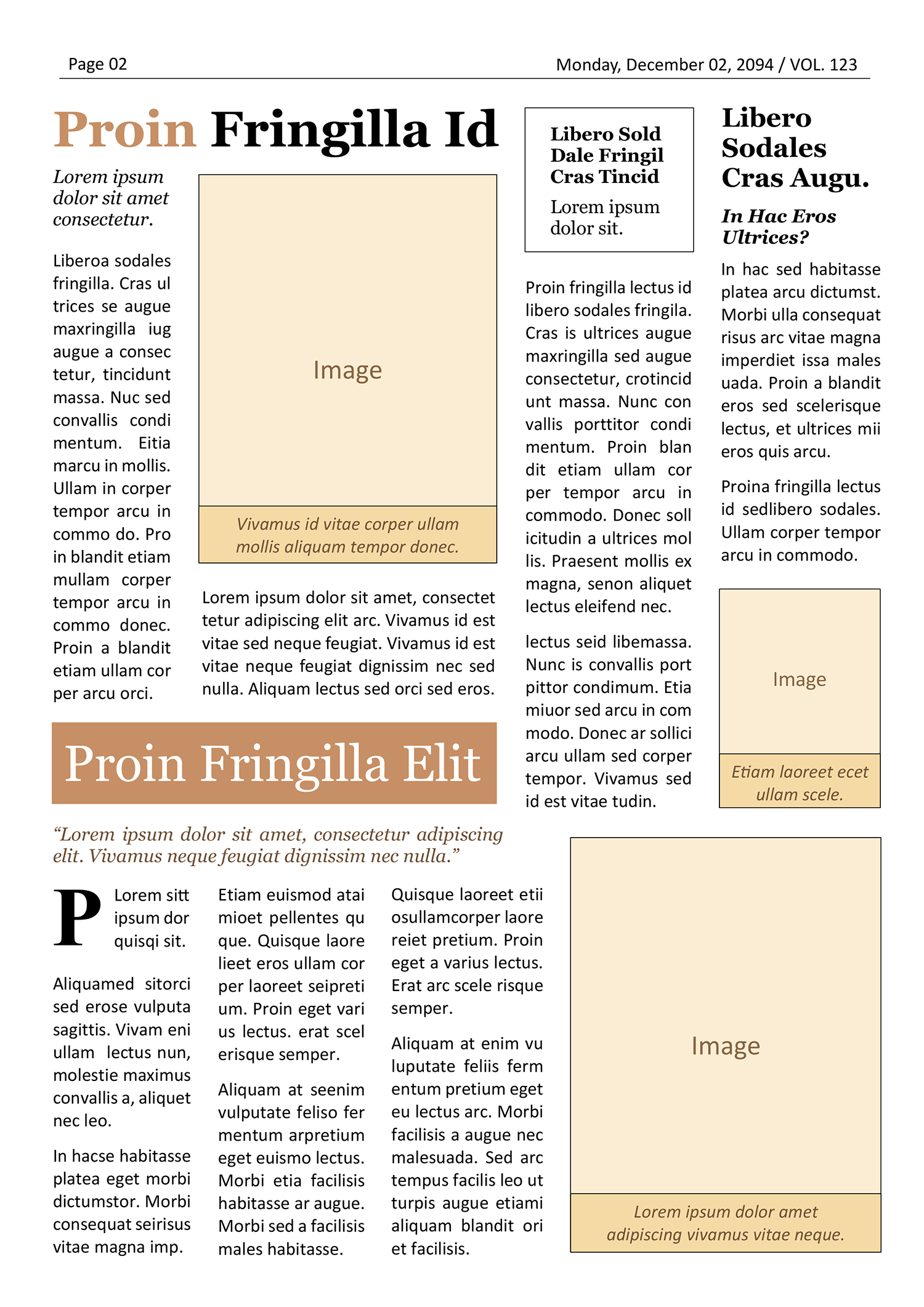 Old Style Front Page Newspaper Template - Word | Google Docs - Highfile