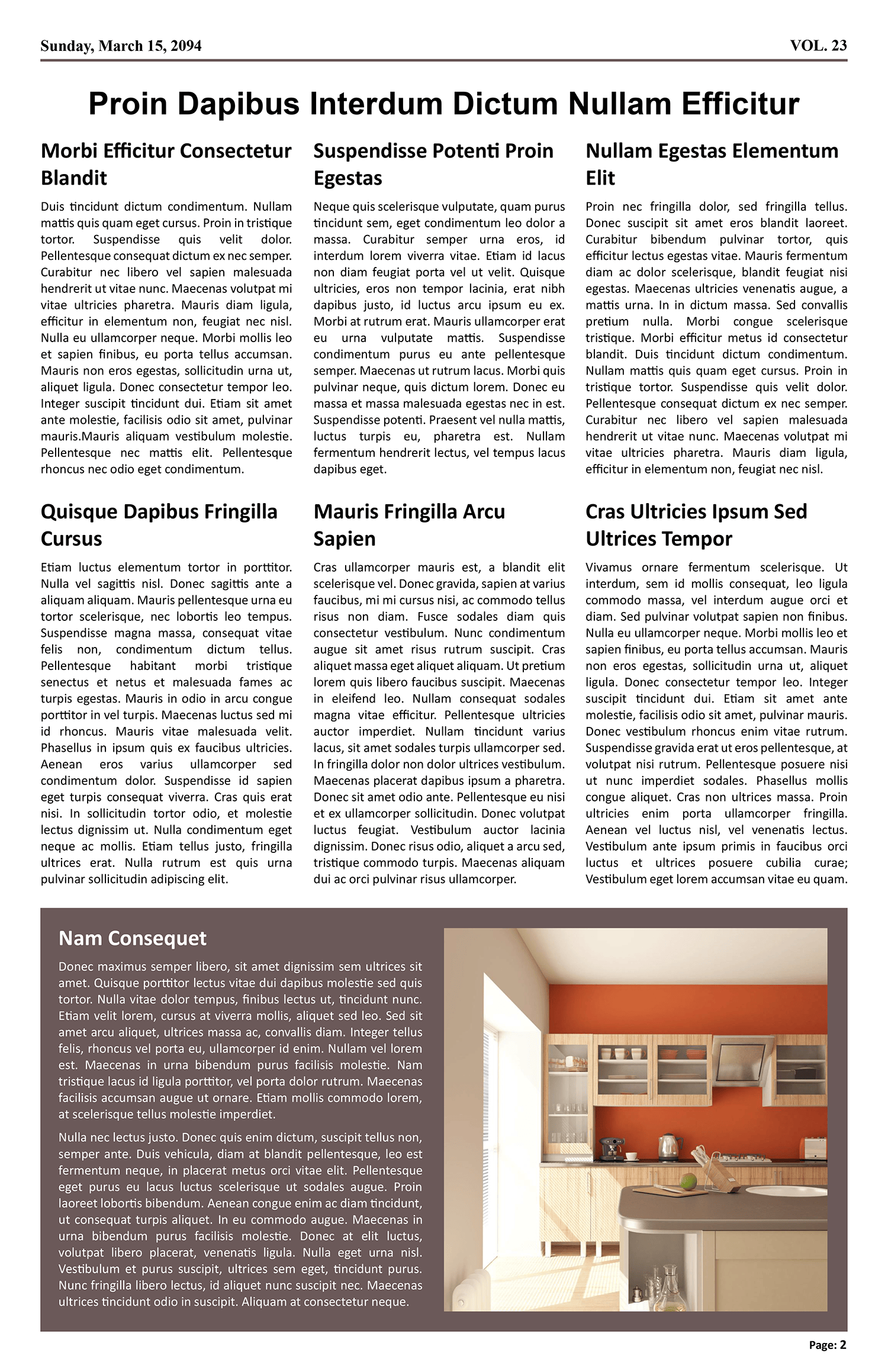 Real Estate Newspaper Article Template - Word | Google Docs - Highfile