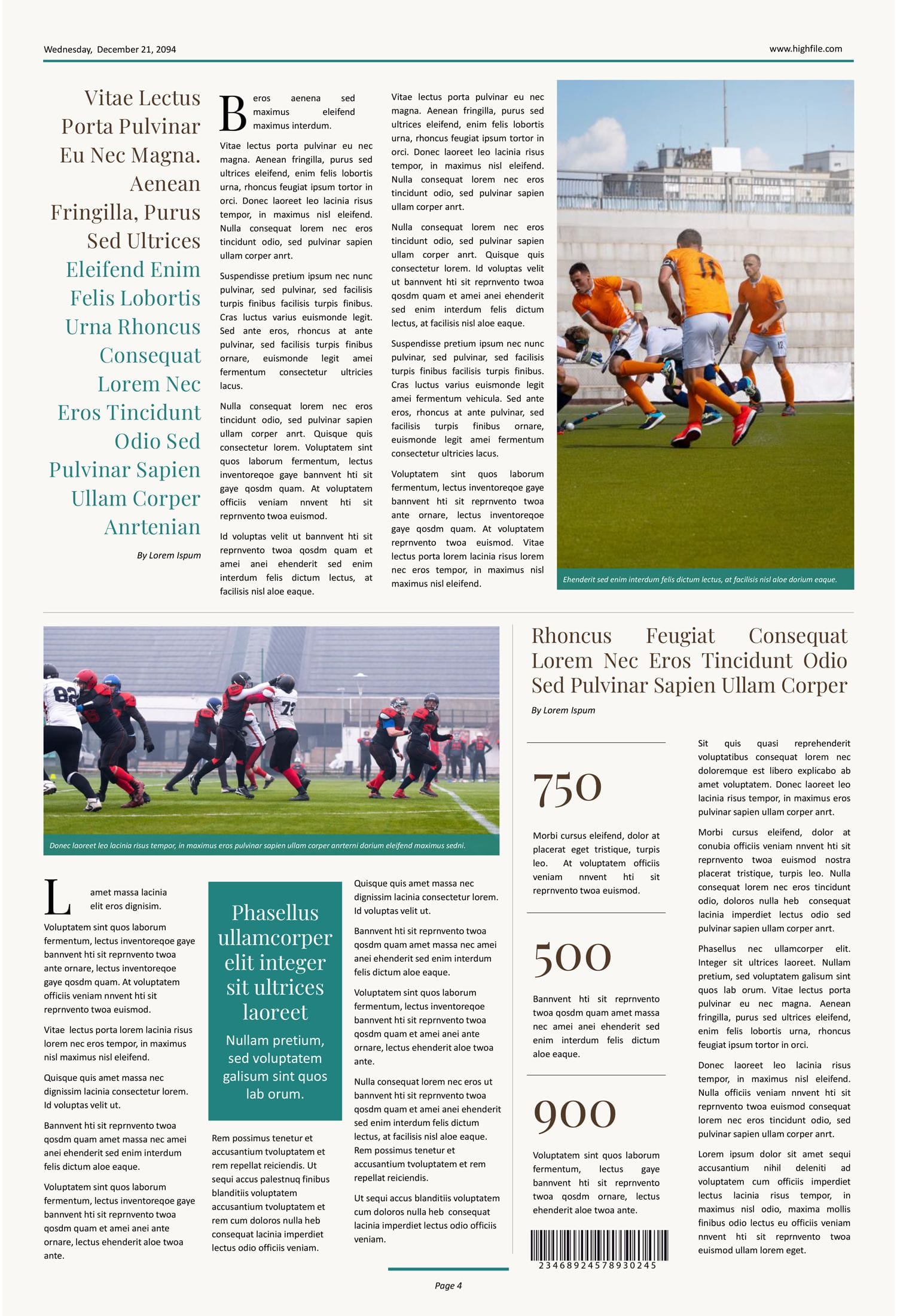 Daily News Newspaper Template - Powerpoint | Google Slides - Highfile