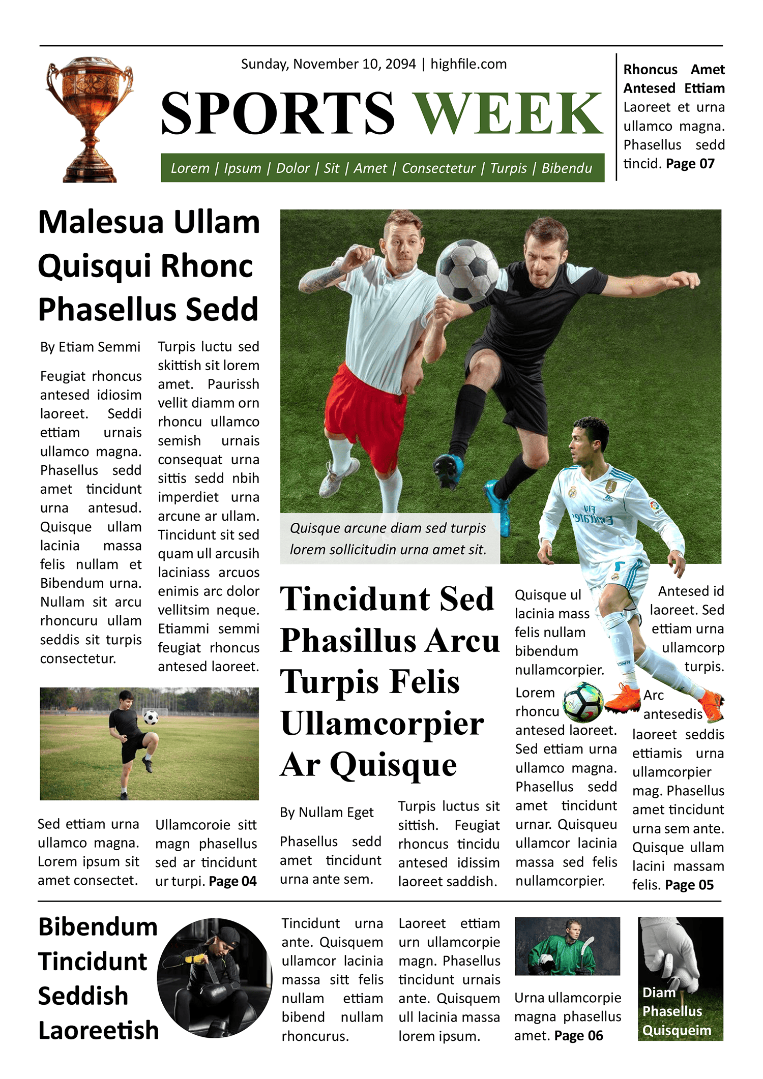 Sports Newspaper Template Microsoft Word 73+ Free Templates For