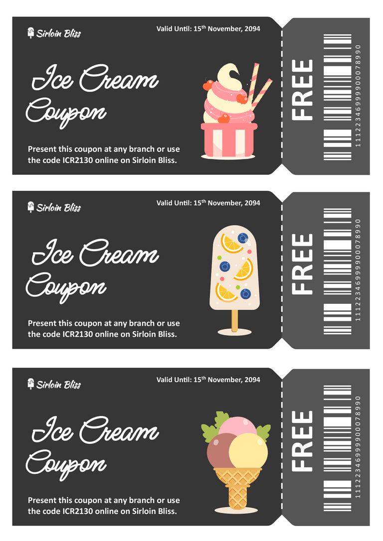 Free Customizable Coupon Templates - Highfile
