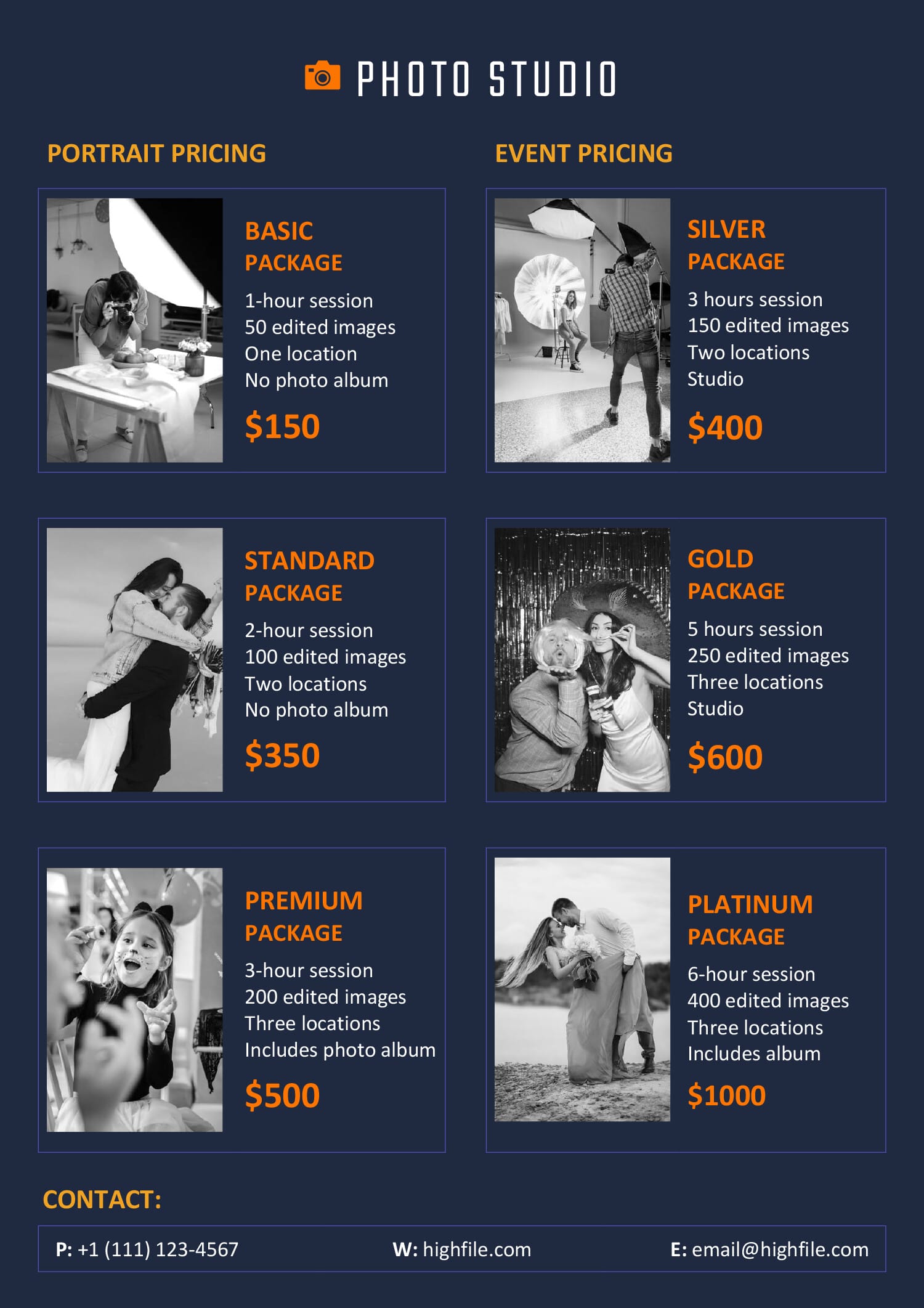 Free Editable Price List Templates - Highfile