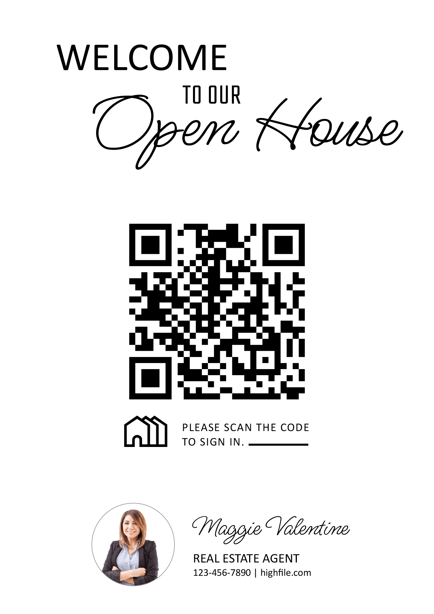 Free Editable Open House Sign-in Sheets - Highfile