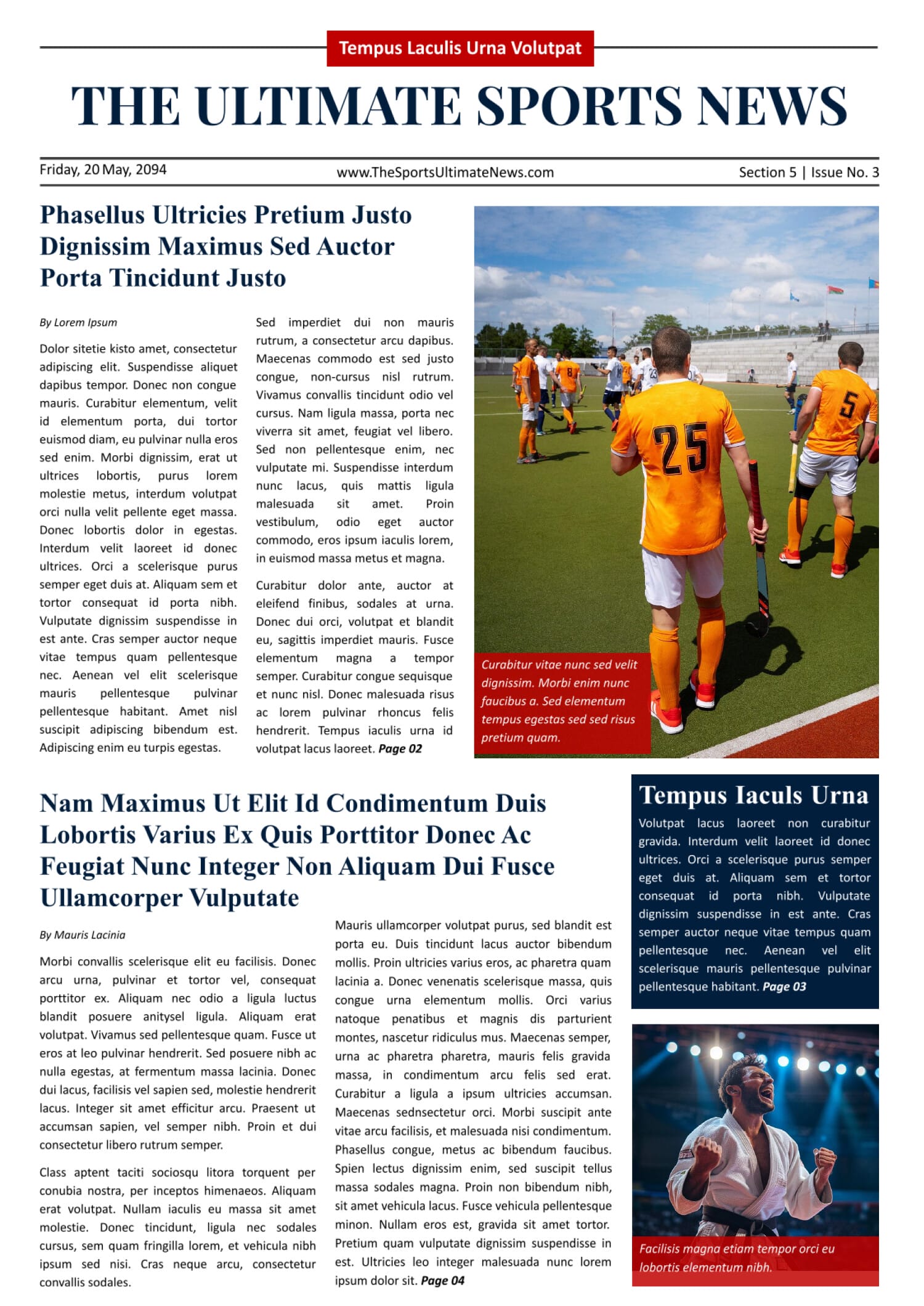 Doskvol Specter Newspaper Template - Word | Google Docs - Highfile