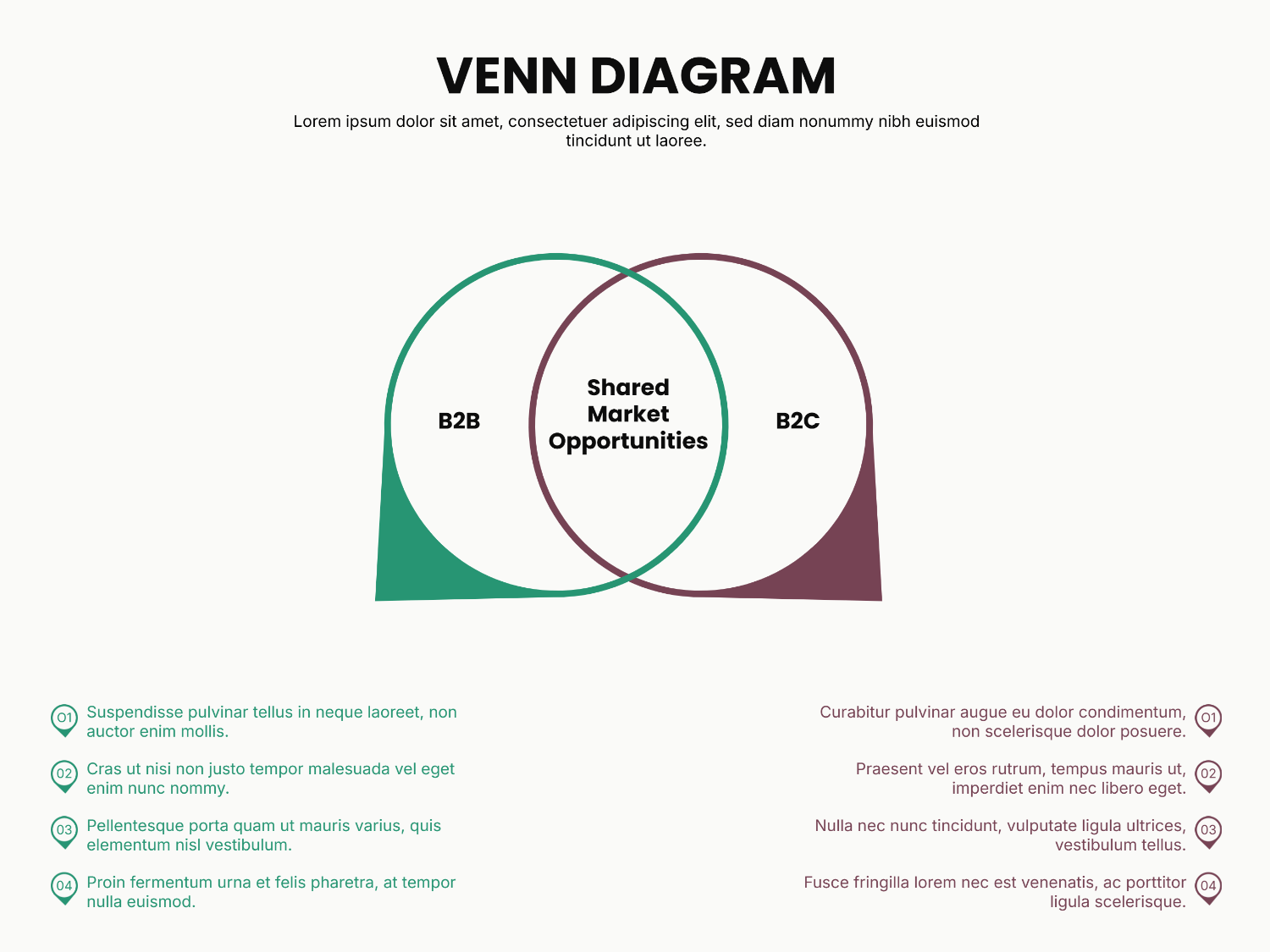 2 Circle Minimal Venn Diagram Template - Google Slides | PowerPoint ... 2 Circle Minimal Venn Diagram Template - Google Slides | PowerPoint ...