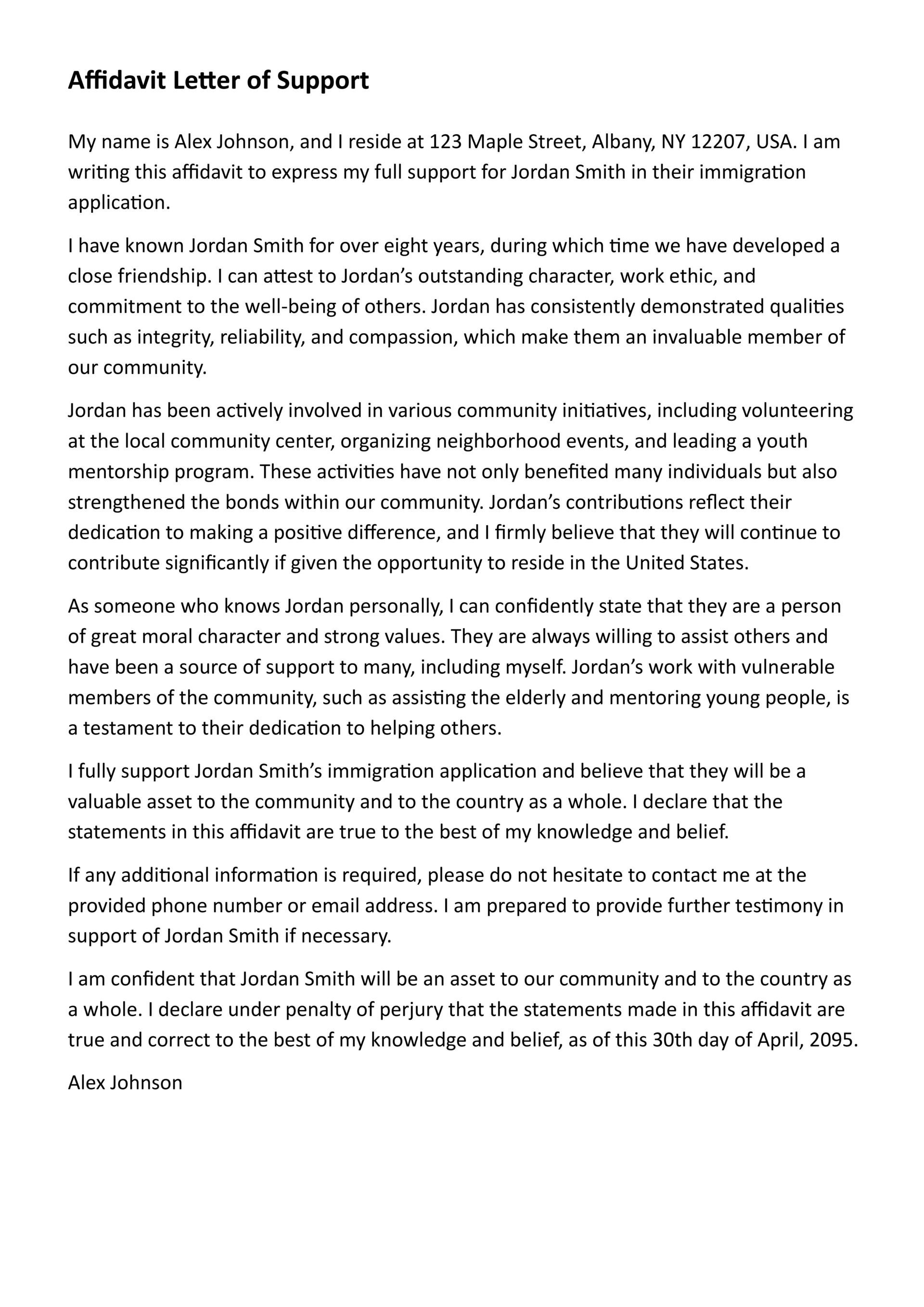 Letter of Affidavit of Support for Immigration - Word | PDF | Google ... Letter of Affidavit of Support for Immigration - Word | PDF | Google ...