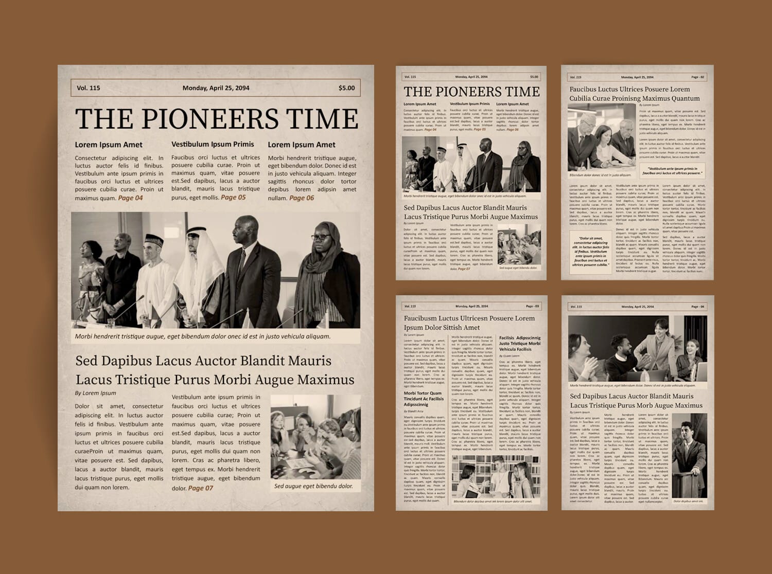 16 Free Old Style Newspaper Templates in Google Docs - Highfile