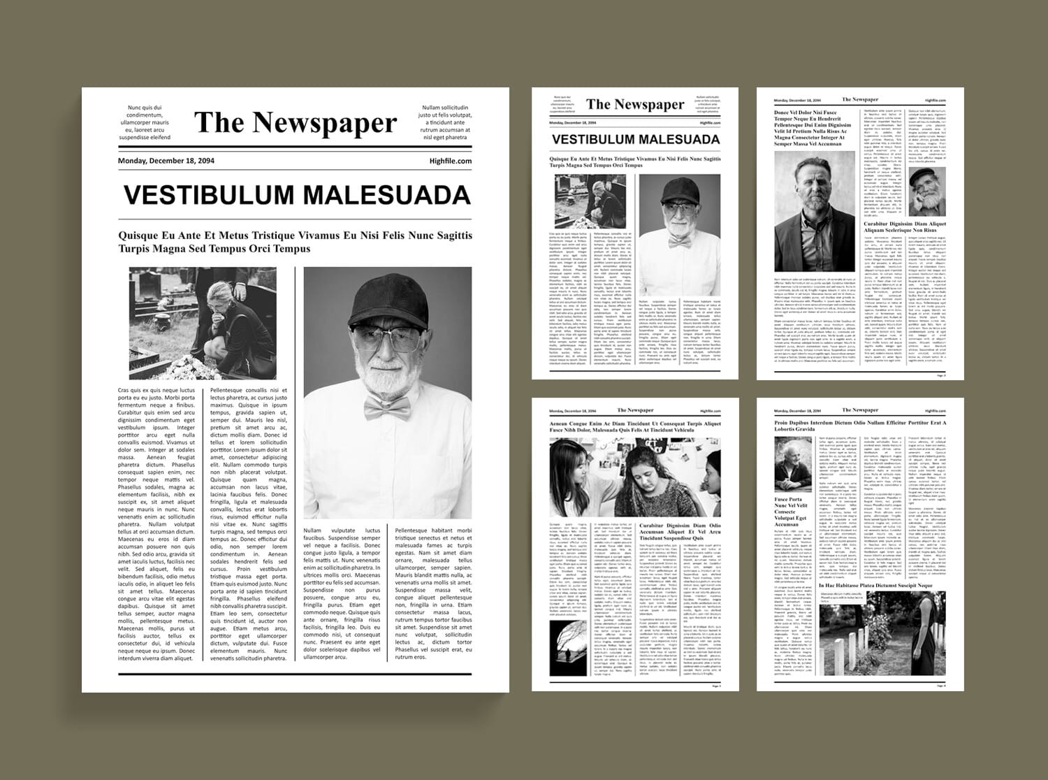16 Free Old Style Newspaper Templates in Google Docs - Highfile