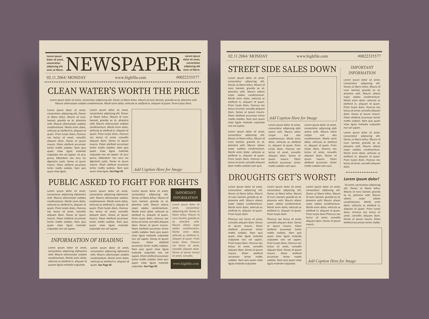 16 Free Old Style Newspaper Templates in Google Docs - Highfile