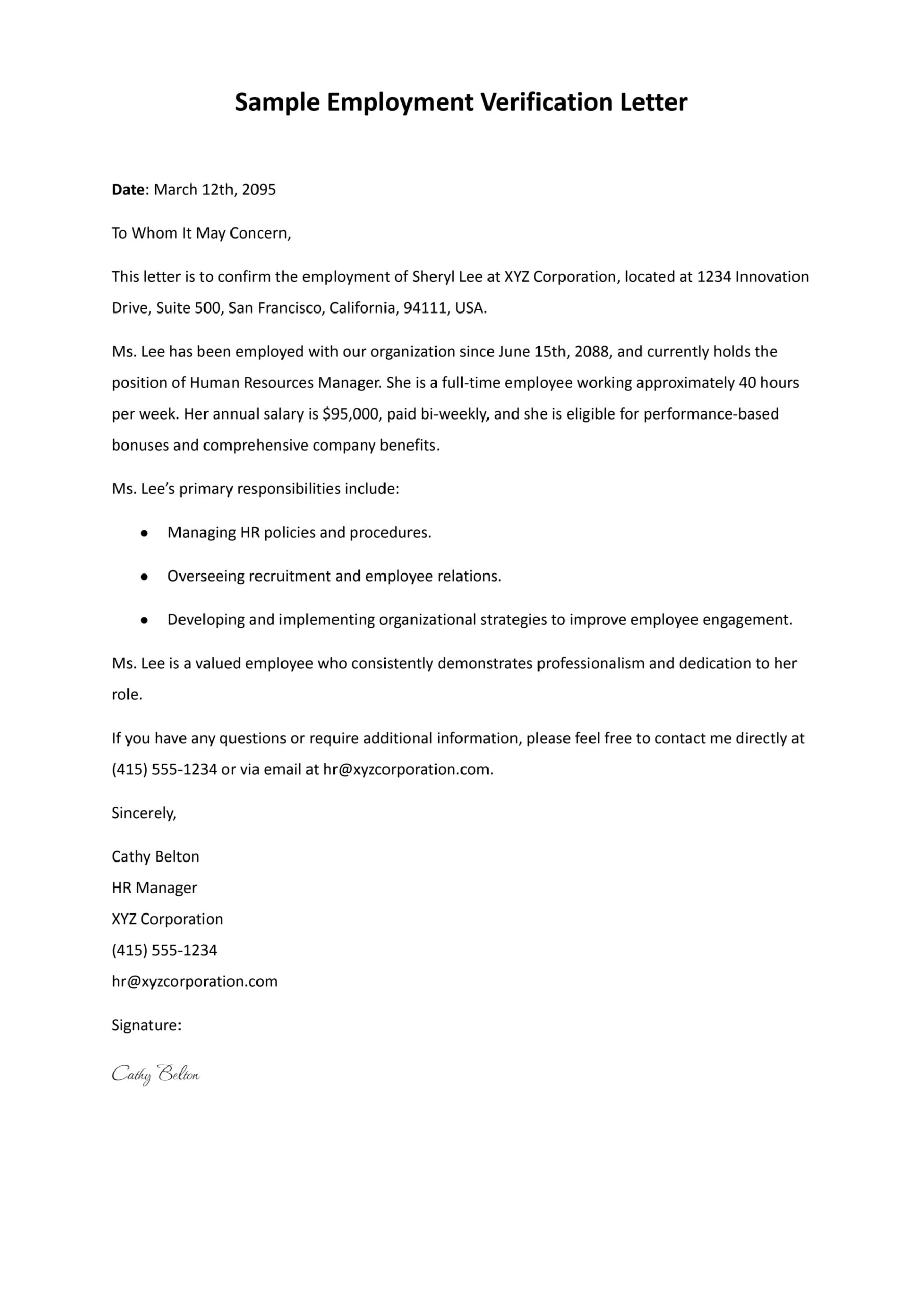 Employment Verification Letter (To Whom It May Concern) - Google Docs ... Employment Verification Letter (To Whom It May Concern) - Google Docs ...