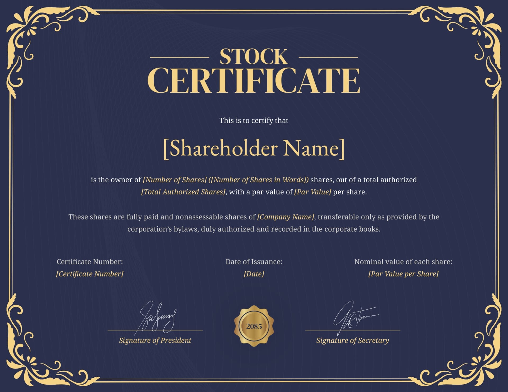 Yearly Financial Report Template (Excel) - Highfile