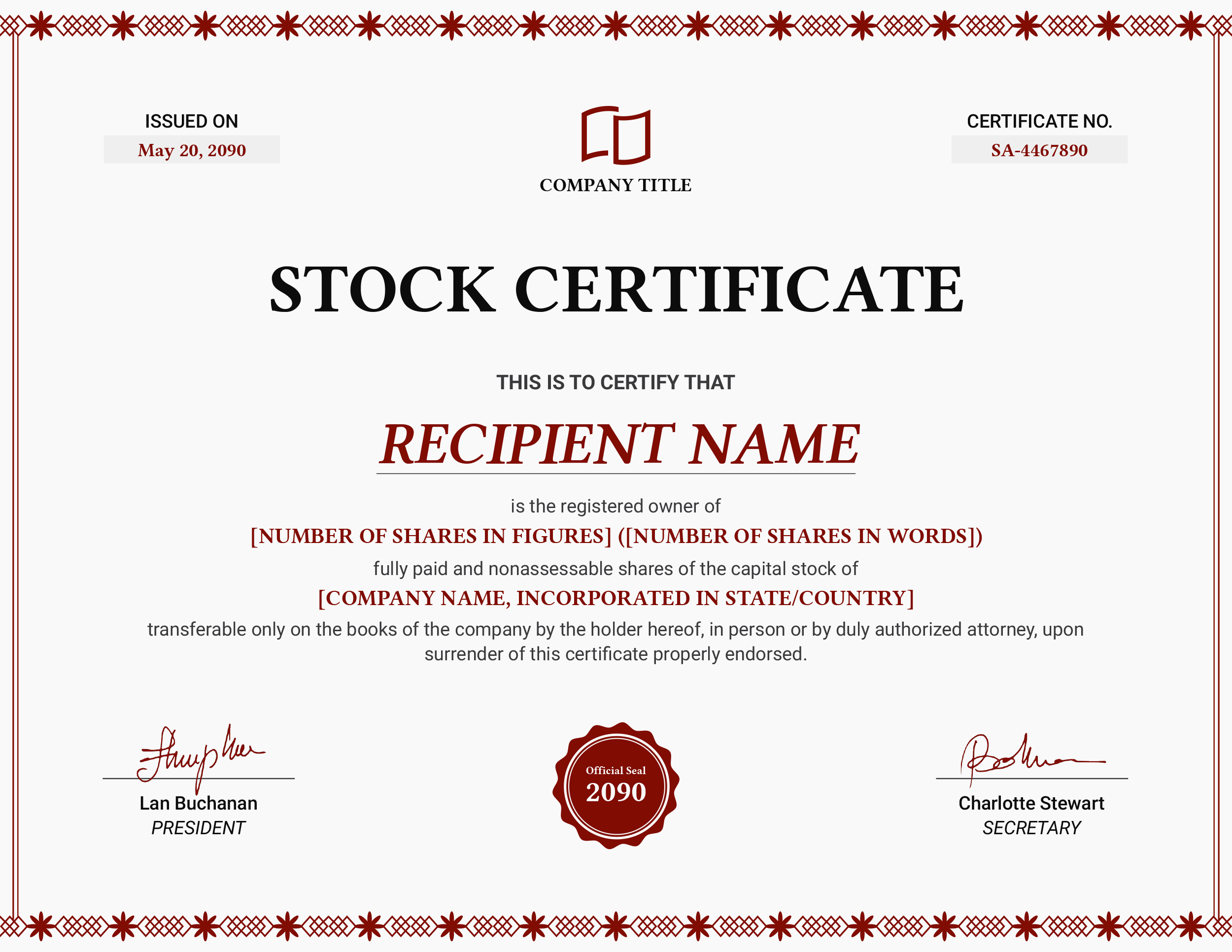 Yearly Financial Report Template (Excel) - Highfile