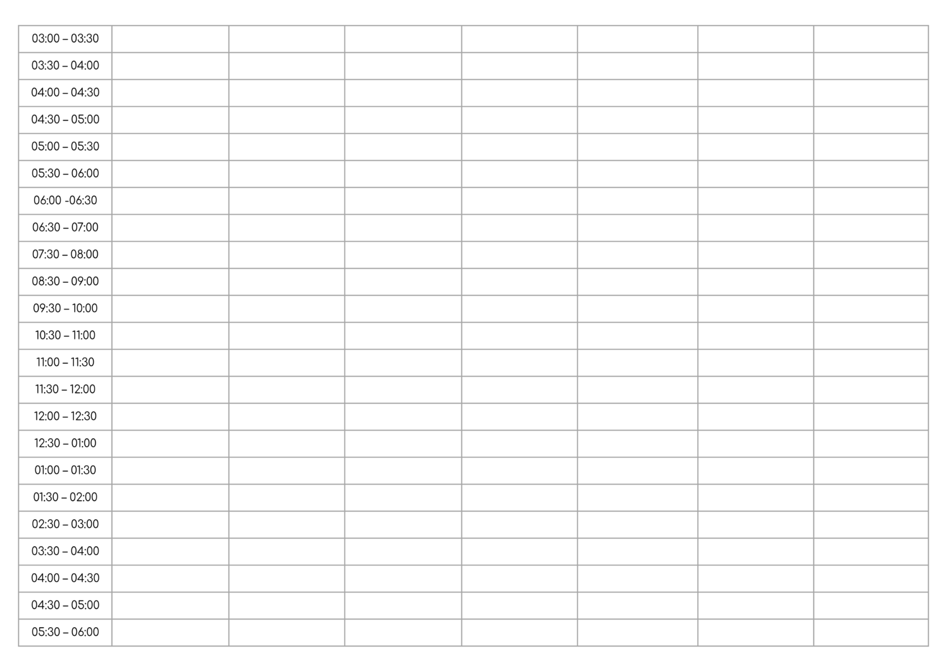 8 Free Daily Schedule Templates (for Excel and Google Sheets)